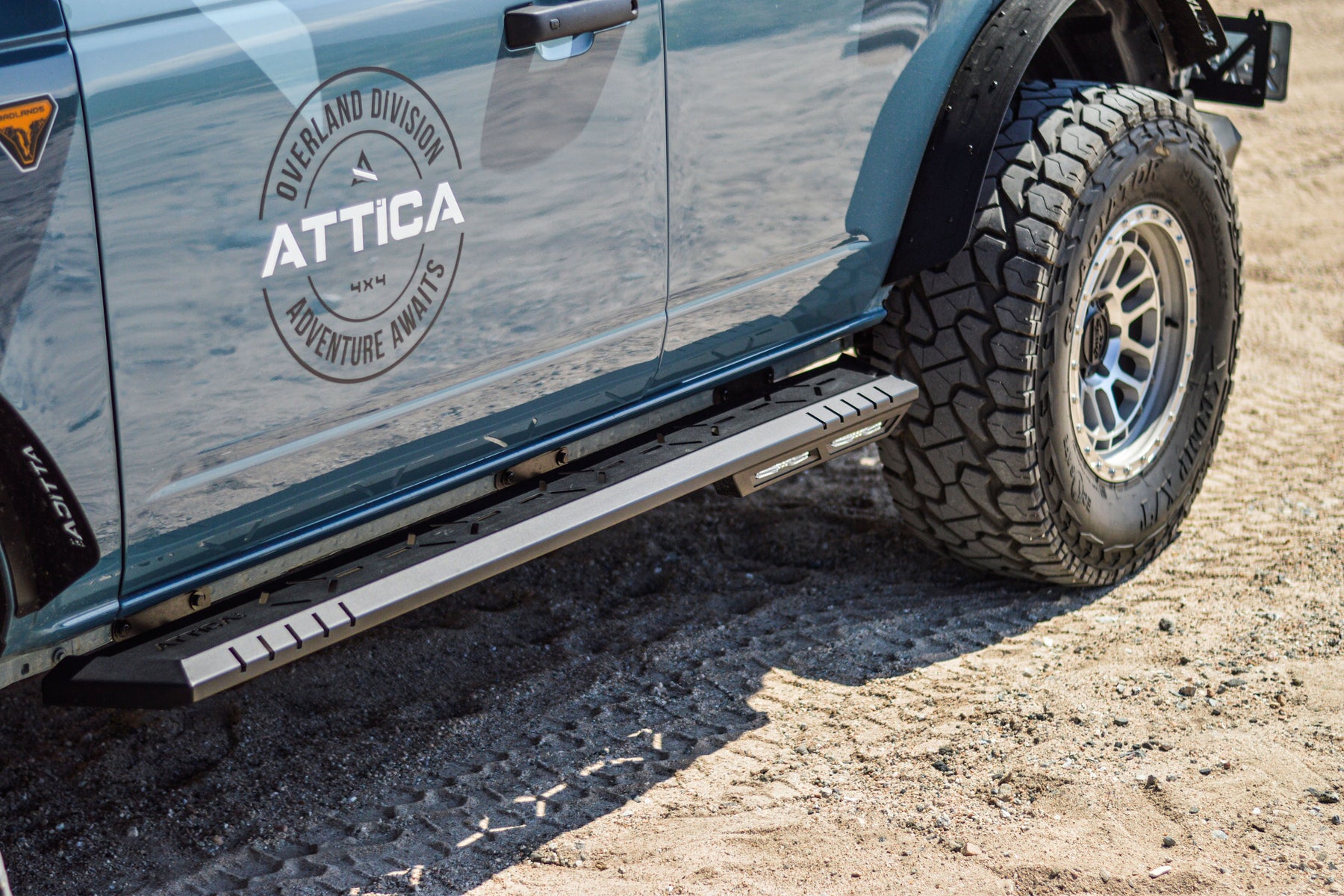 2021-2025 Ford Bronco Frontier Series Side Steps – Attica 4x4 | Embrace ...