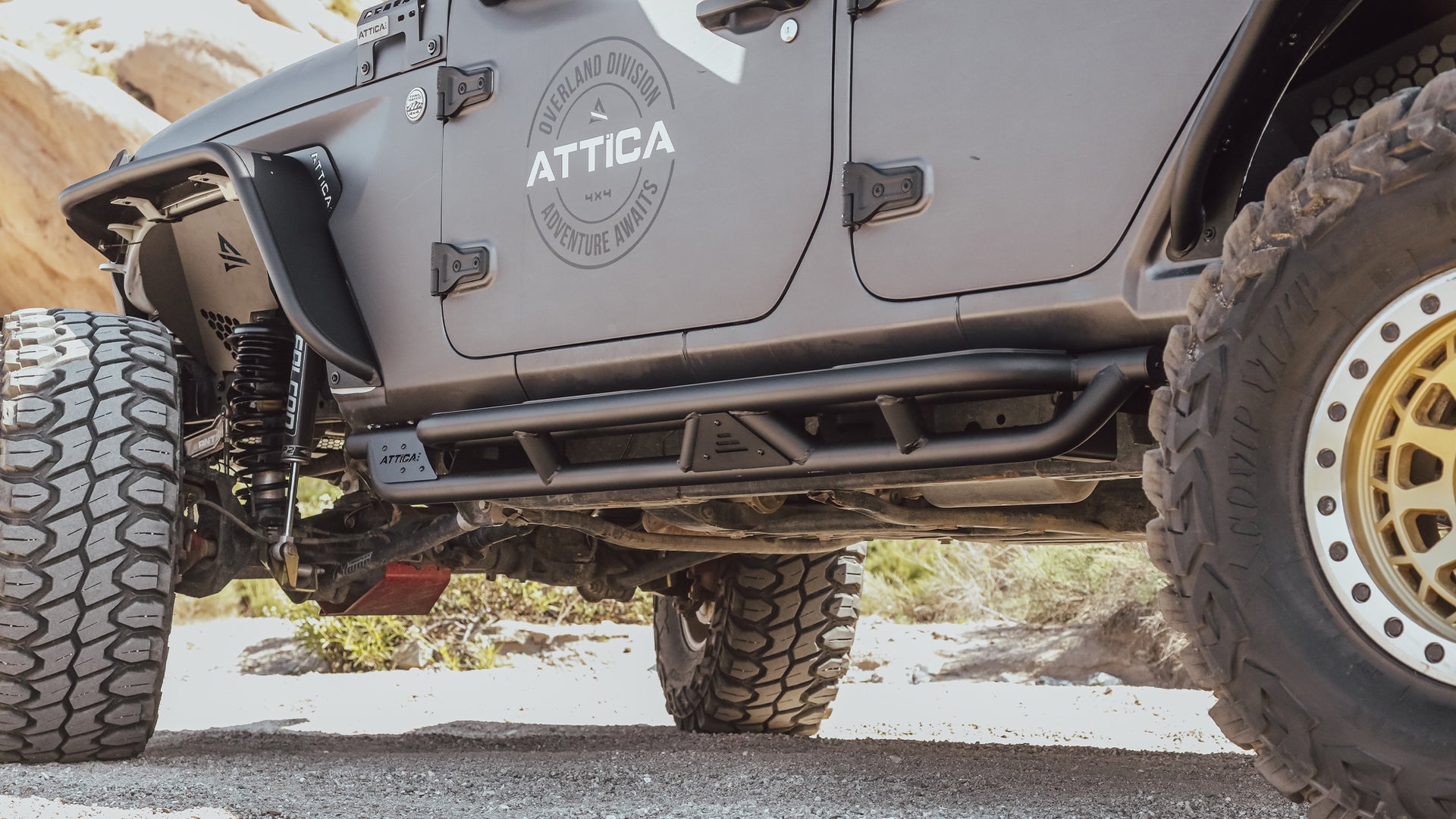 2018-2024 Jeep Wrangler JL Terra Series Side Steps – Attica 4x4 ...