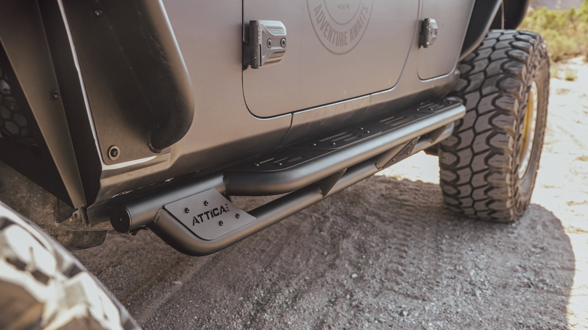 2018-2024 Jeep Wrangler JL Terra Series Side Steps – Attica 4x4 ...
