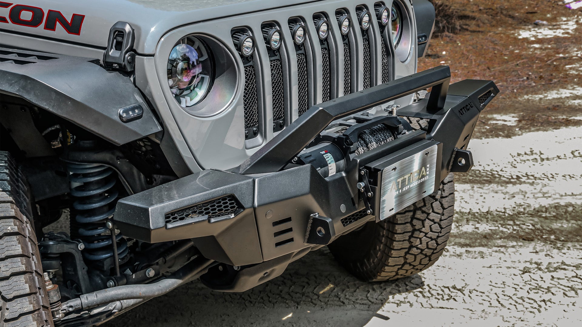 2020-2024 Jeep Gladiator JT Frontier Series Front Bumper – Attica 4x4 ...
