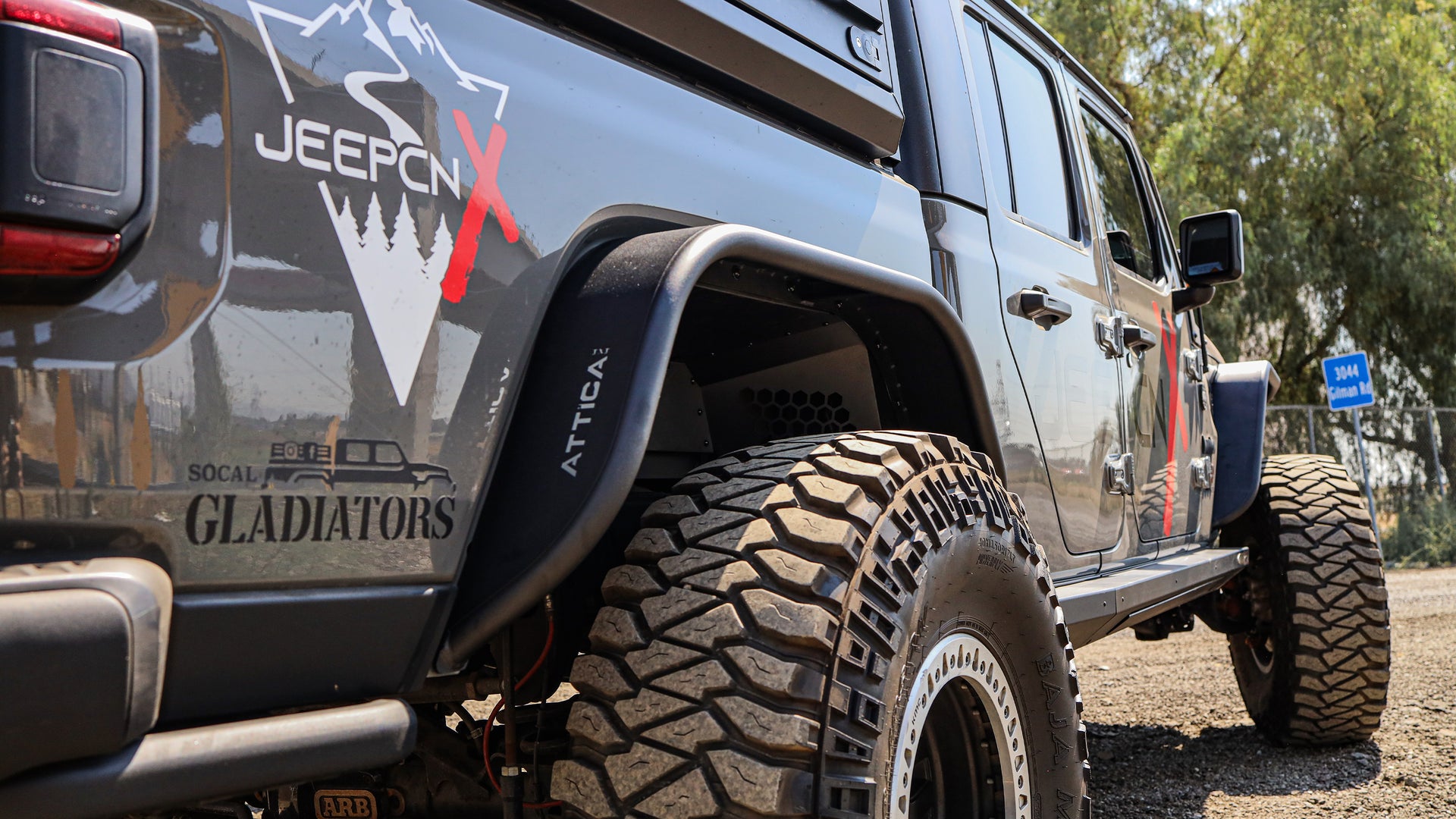 2020-2024 Jeep Gladiator JT Terra Series Rear Fender Flares – Attica ...