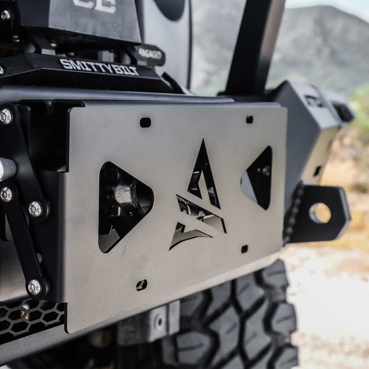 Universal Terra Series License Plate Mount Bracket – Attica 4x4 ...